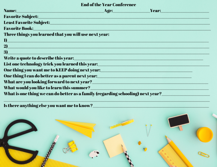 Homeschool Celebration: Celebrate and Evaluate the Year